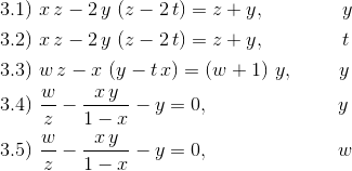 Despejar la variable indicada en una fórmula. Distintas ecuaciones